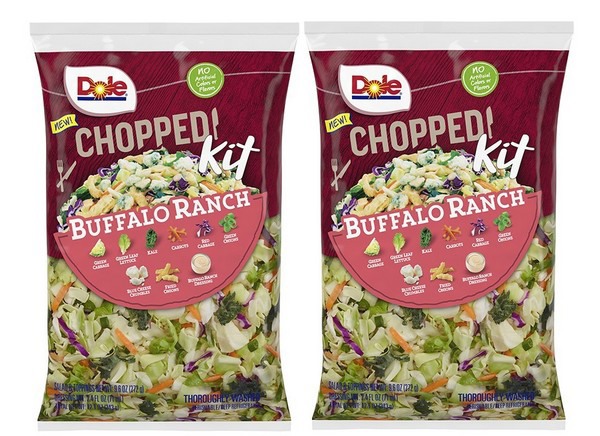 Dole lanza dos nuevos paquetes de ensaladas troceadas en EE. UU.
