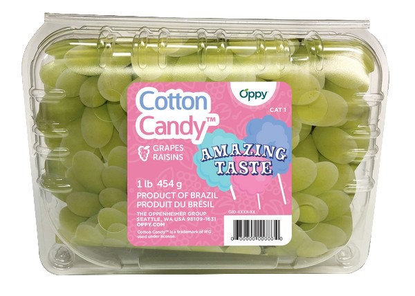 Aumenta el volumen de uva Cotton Candy