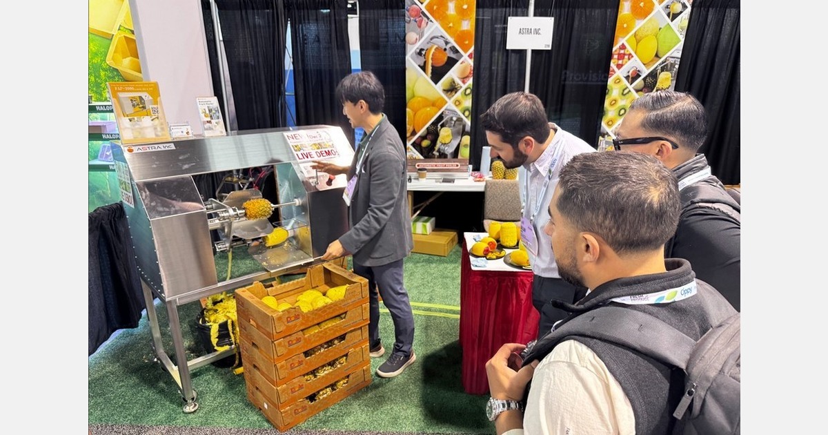 Astra presenta la peladora-descorazonadora industrial FAP-3000