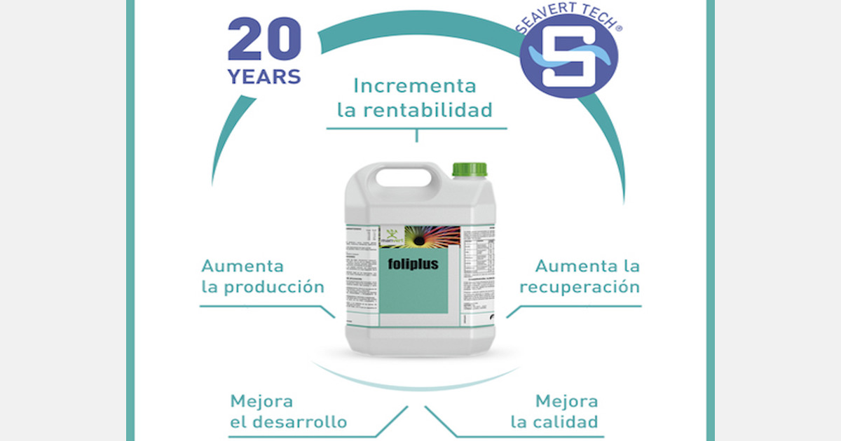 El bioestimulante manvert foliplus cumple 20 años