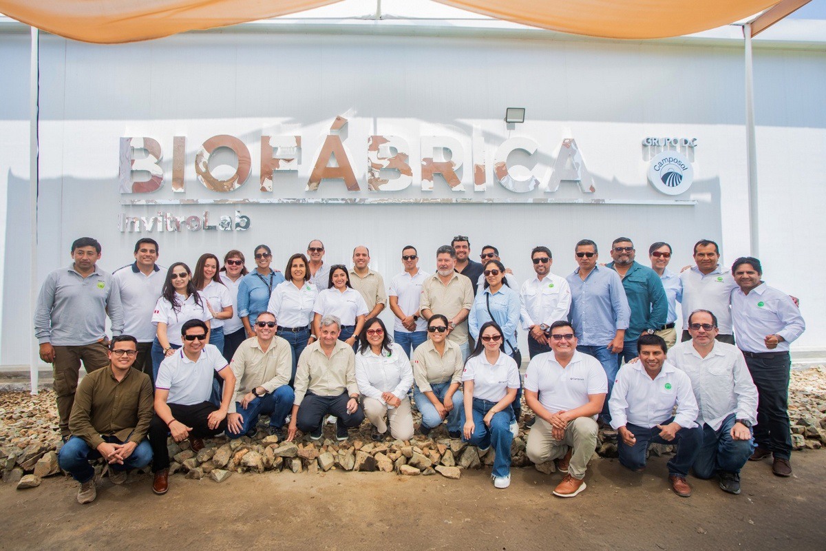 Camposol inaugura una biofábrica en Perú